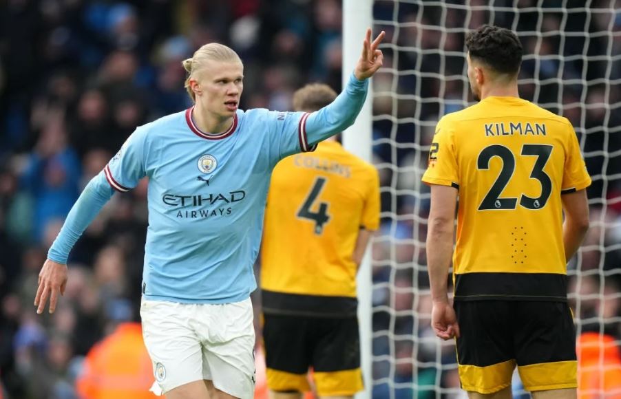 Man City vs Wolves 3-0: Hattrick Keempat Haaland di Liga Inggris Musim Ini
